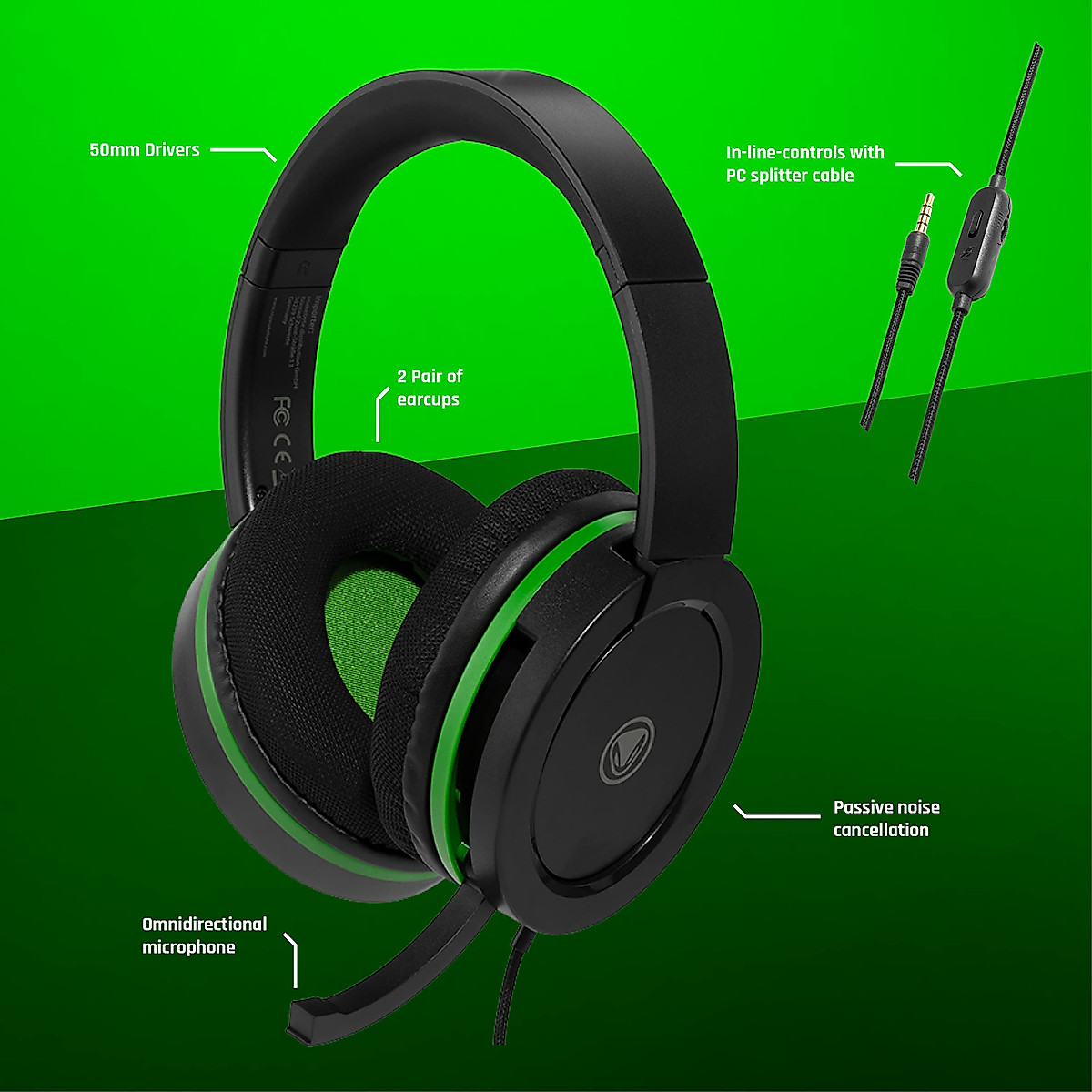 Snakebyte Headset X Pro - 3.5 Mm Stereo Gaming headphones - Xbox One