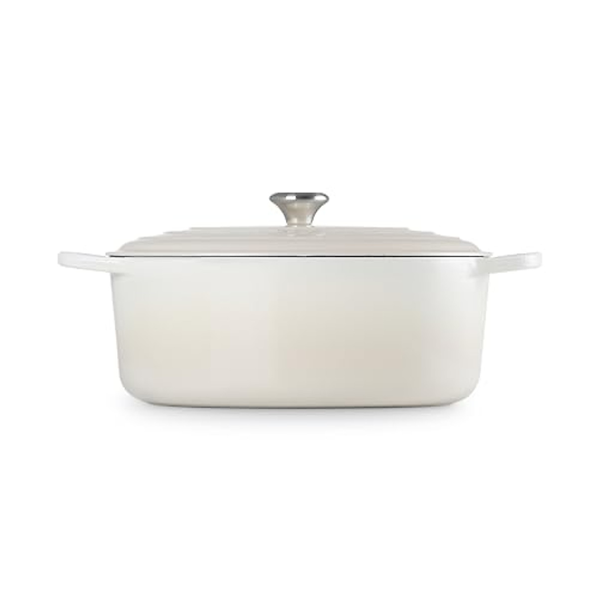 Le Creuset Enameled Cast Iron Signature Oval Dutch Oven, 9.5 qt., Meringue