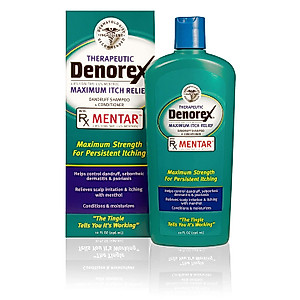 Denorex Dandruff Shampoo + Conditioner Maximum Itch Relief, 10 fl oz (Pack of 6)