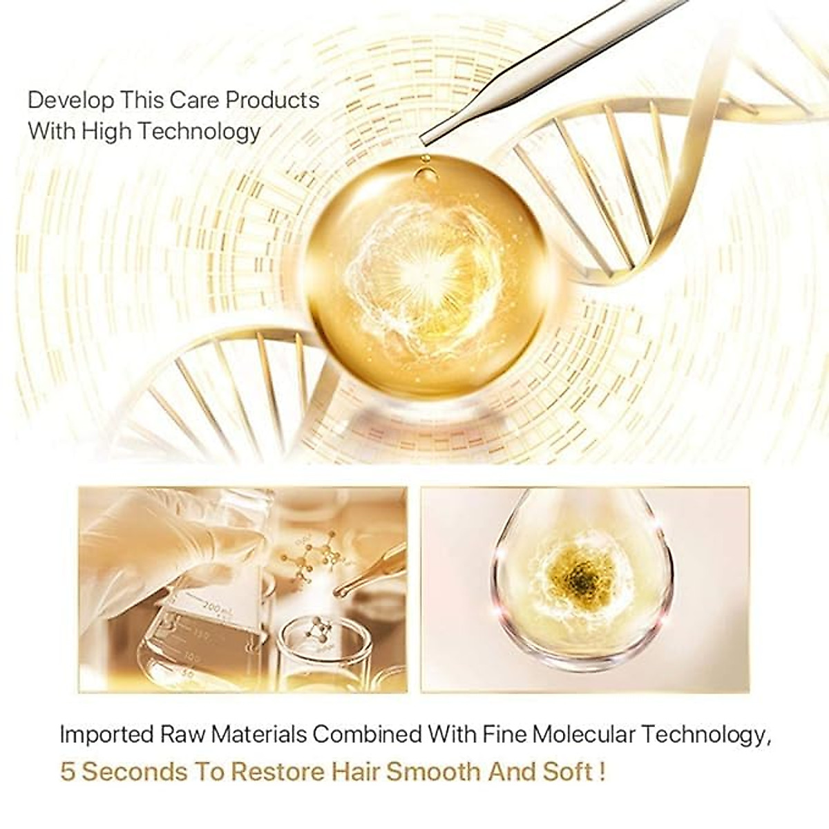 2 Pcs 120ml PURC Magical Hair Mask - 5 Seconds Repairs Damage, Advanced Molecular Repair for Roots, Keratin Treatment & Conditioner for Dry & Damaged Hair