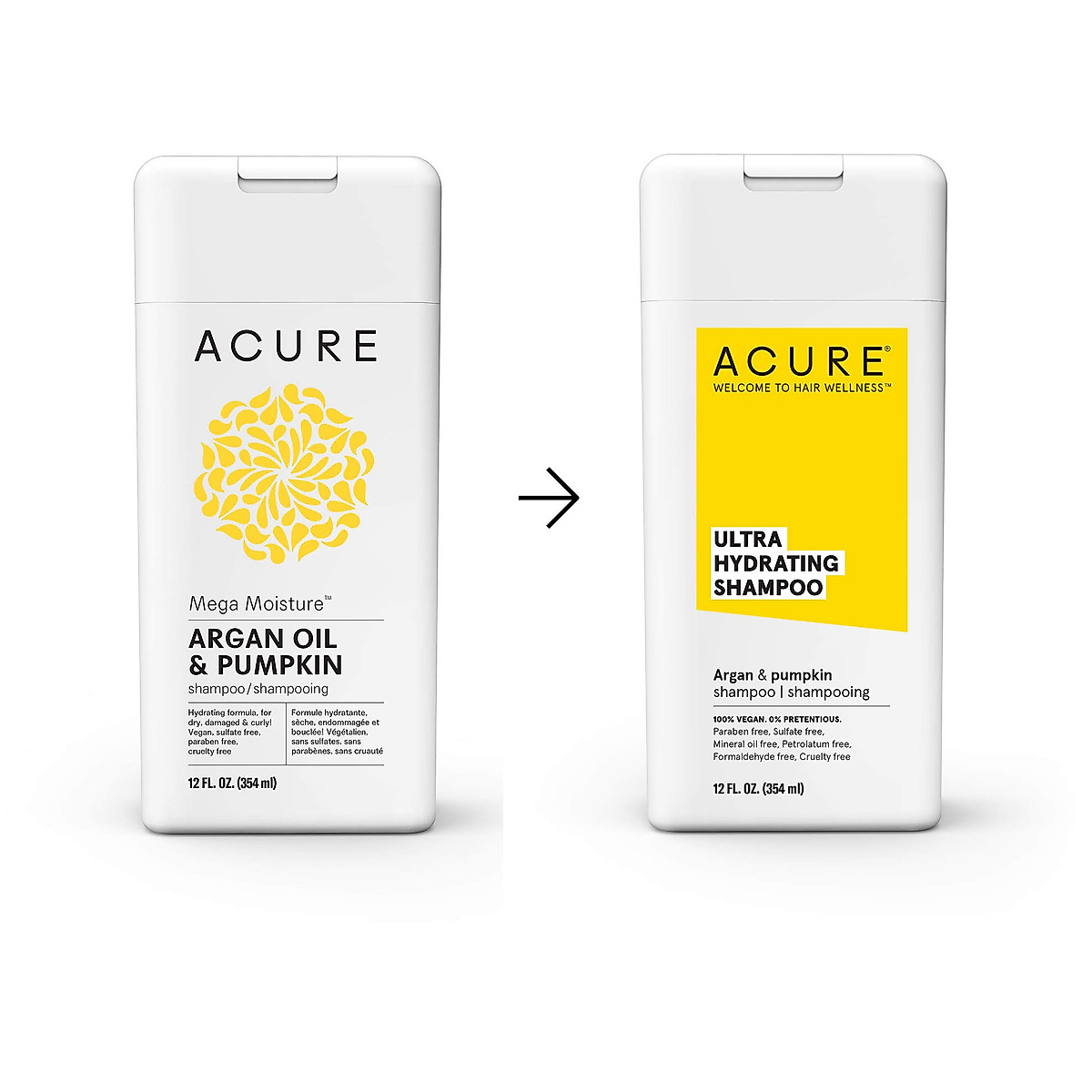 ACURE Ultra Hydrating Shampoo | 100% Vegan | Performance Driven Hair Care | Argan & Pumpkin - Ultra Hydrating Moisture & Omega Fatty Acids | 12 Fl oz