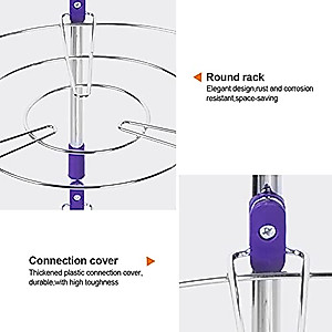 5 Tiers Pot Shelf, 101.5 x 35cm Silver Carbon Steel Home Kitchen Metal Wire Shelving Organizer Storage Rack Cookware Holder