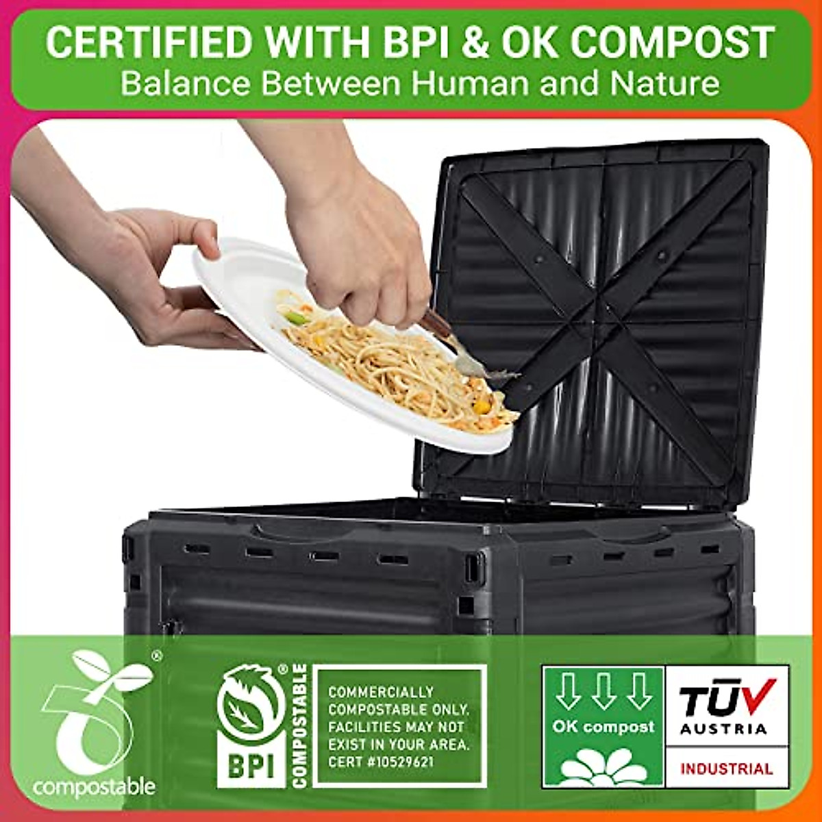 MIDOFELD 7 Inch Small Paper Plates - [125-Pack] Heavy Duty Dessert Paper Plate Eco Friendly Made from Sugarcane Fiber - Microwable Sturdy Party Plate Disposable, 100% Compostable and Biodegradable