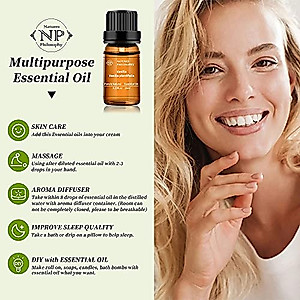 2 Pack Vanilla Essential Oil,100% Pure Organic Vanilla Essential Oils for Diffuser, Aromatherapy, Massage, Soap Making - 10ML (Vanilla)