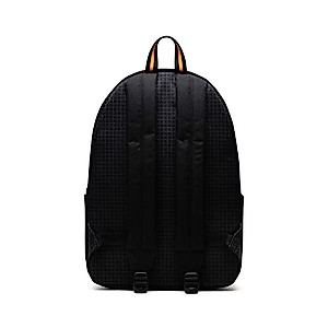 Herschel Classic Backpack XL, Black Grid/Gargoyle/Sun Orange, One Size