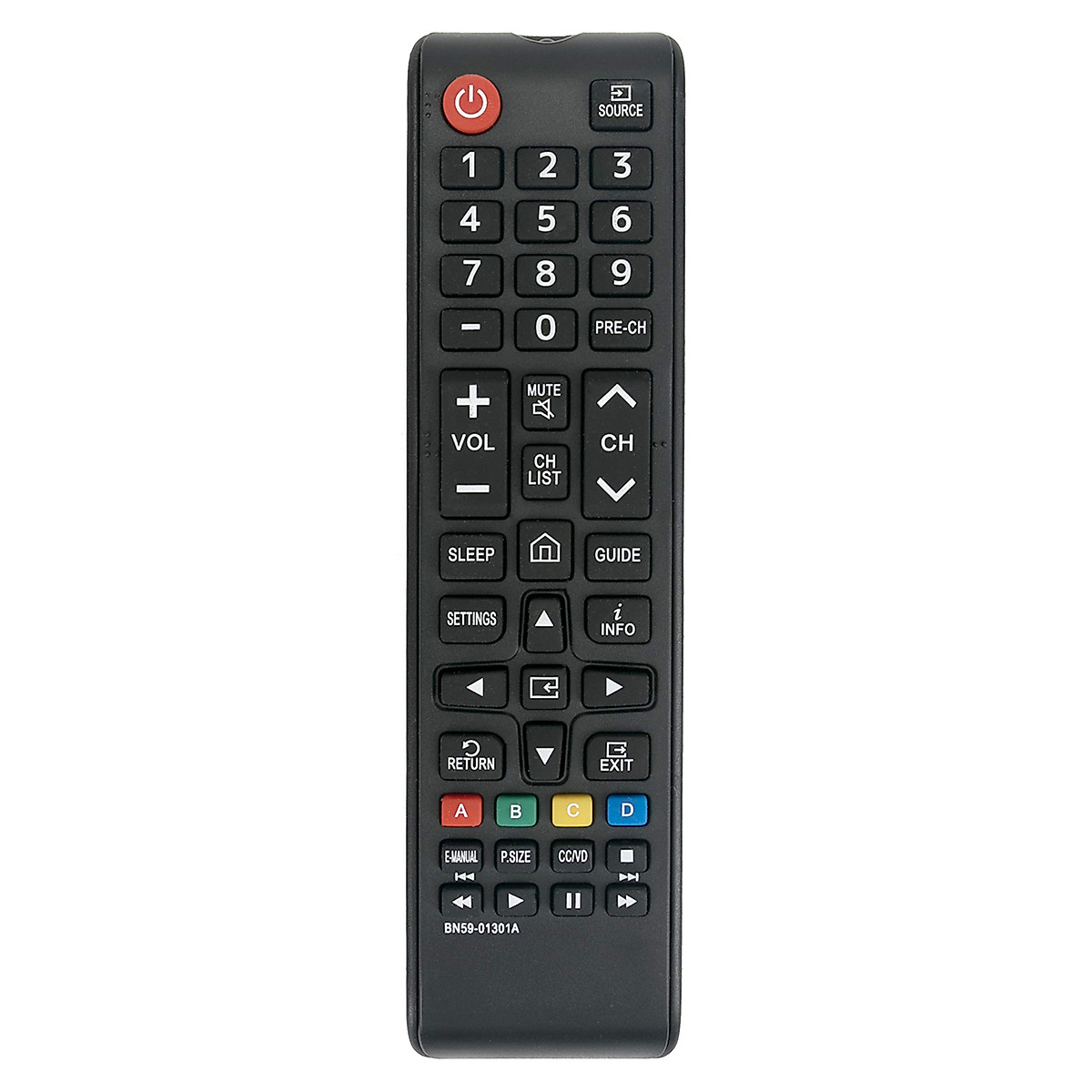 VINABTY BN59-01301A BN5901301A Replaced TV Remote fit for Samsung Smart TV Models NU7100 NU6900 NU7300 N5300 Series