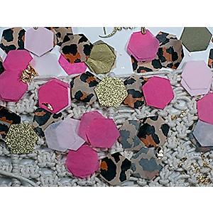 Pink Safari Baby Shower Decorations, Oh Baby Baby Shower Confetti, 540 pieces