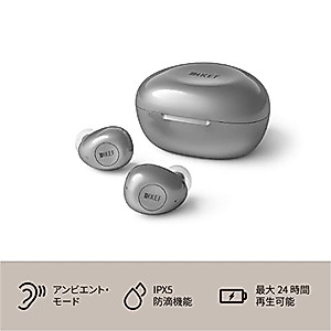 KEF Mu3 Noise Cancelling True Wireless Earphones,Grey