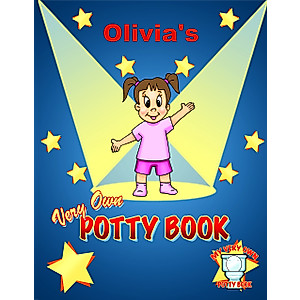 Personalized Children’s Potty Training Book – Customize with Child’s Name, Hair Color, Gender, and Ethnicity | 24-Page 8.5” x 11” Paperback by First Time Books