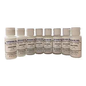 Phenolphthalein pH Indicator 1% Solution 8-Pack: 8×30-mL (8×1-fl oz) in Plastic Dropper Bottles