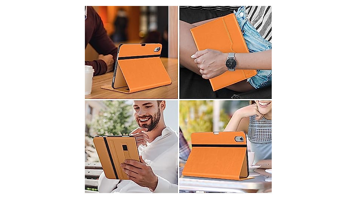 DTTO iPad Air 5/4 Case - Premium Leather Folio Cover