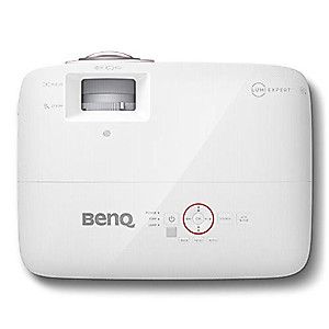 BenQ TH671ST Full HD 1080p Projector for Gaming: High Brightness 3000 ANSI Lumen, Low Input Lag, Superior Short Throw for Table Top Placement - White (Renewed)