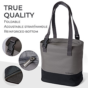 Bentoheaven Premium Bento Lunch Box with Insulated Lunch Bag - Includes Sauce Cup, Divider, Cutlery & Chopsticks - Made of Durable Aluminum and Foam