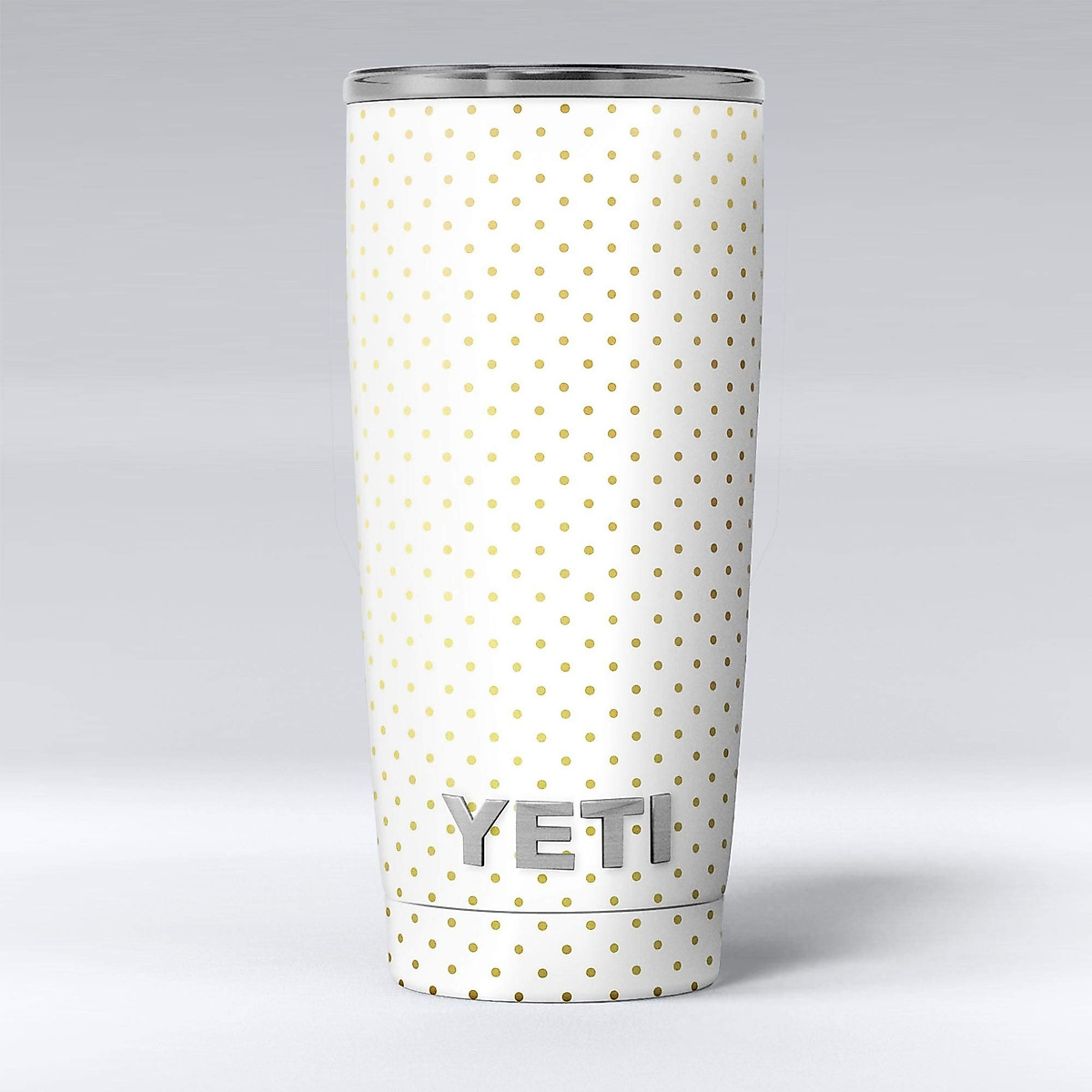Design Skinz The Golden Micro Dot Pattern - Skin Decal Vinyl Wrap Kit Compatible with The Yeti Rambler Cooler Tumbler Cups