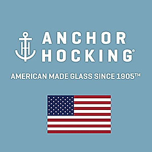 Anchor Hocking 2 Gallon Heritage Hill Glass Jar with Lid (2 piece, all glass, dishwasher safe)