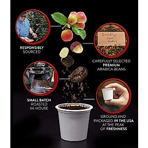 Brooklyn Beans Coffee Pods Flavored Gourmet Variety Pack, Compatible with 2.0 Keurig K Cup Brewers, 40 Count