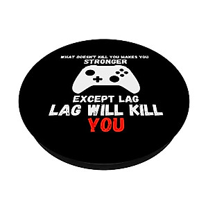 Noob Slayer Pro PC Console Gamer Gaming Men Women Kids PopSockets Swappable PopGrip