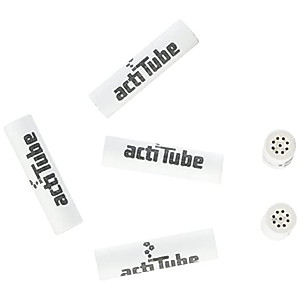 actiTube Aktivkohlefilter 50er Schachtel 4 x Slim Activated Carbon, 4 x 50 = 200 Filters, 1-Pack, Silver, Count