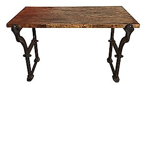 Turn-Of-The-Century Industrial Handmade Desk/Kitchen Workstation Island