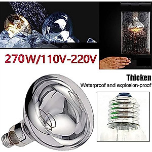 LINKANRUO Food Heat Lamp for Commercial and Household Use, Retractable Food Warmer Lamp, Food Heating Equipment for Home Kitchens Buffets and Hotel Lamps(Bronze)