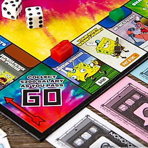 Monopoly Spongebob Squarepants Meme Edition | Based on Nickelodeon Show | Featuring Familiar Memes of Locations, Episodes, and Characters | Officially-Licensed & Collectible Monopoly