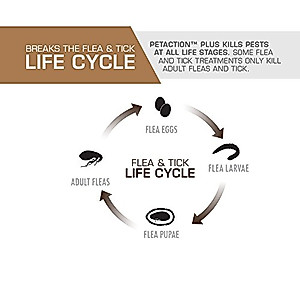 Pet Action Plus Flea & Tick Treatment for XL Dogs, 89-132 lbs, 3 Month Supply