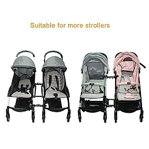 Pushchair Connectors - 3pcs Coupler Bush Portable Safety Pram Twins Stroller Connector Universal Linker