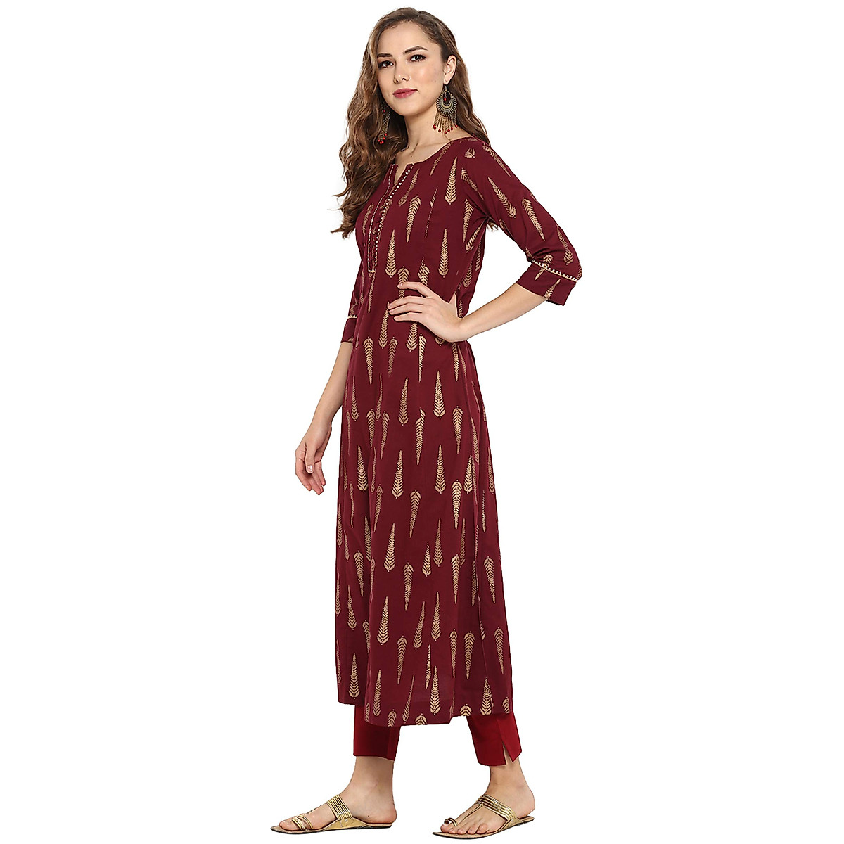 Janasya Indian Women's Tunic Tops Cotton Kurti for Women