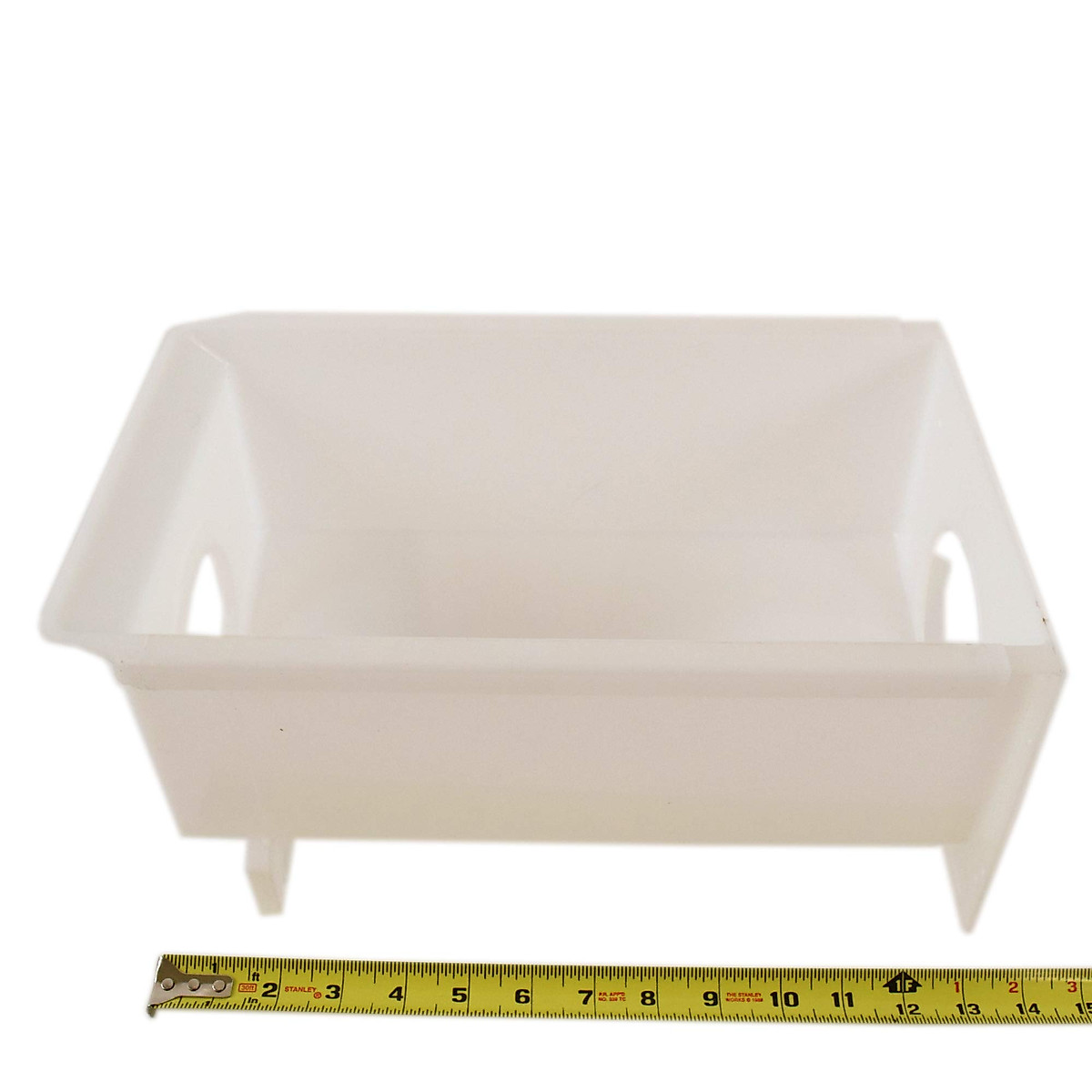 Whirlpool W10850492 OEM SxS Refrigerator Ice Container, White