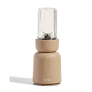 Our Place Splendor Blender - 1000W High-Power | Ultra-Sharp Blades | 2 Blending Modes | Includes 25 oz Personal Cup and Drinking Lid Set | Smoothies, Shakes & More | Steam