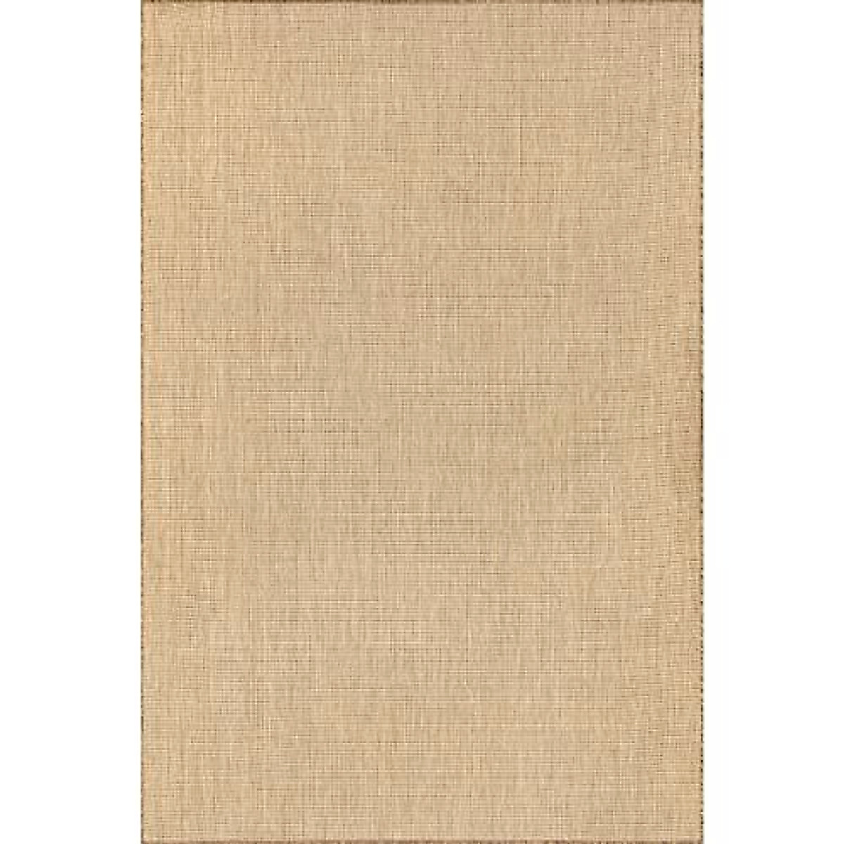 nuLOOM Easy-Jute Nakia Solid Indoor/Outdoor Area Rug, 9' 6" x 12', Natural