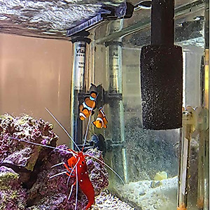 Senzeal 4PCS Pre-Filter Foam Sponge Roll Aquarium Filter Intake Cover for Aquarium Fish Tank(Medium)