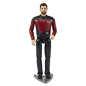 Star Trek Playmates Toys Universe: 5" Commander William Riker “Next Generation Action Figure with Accessories, Multi