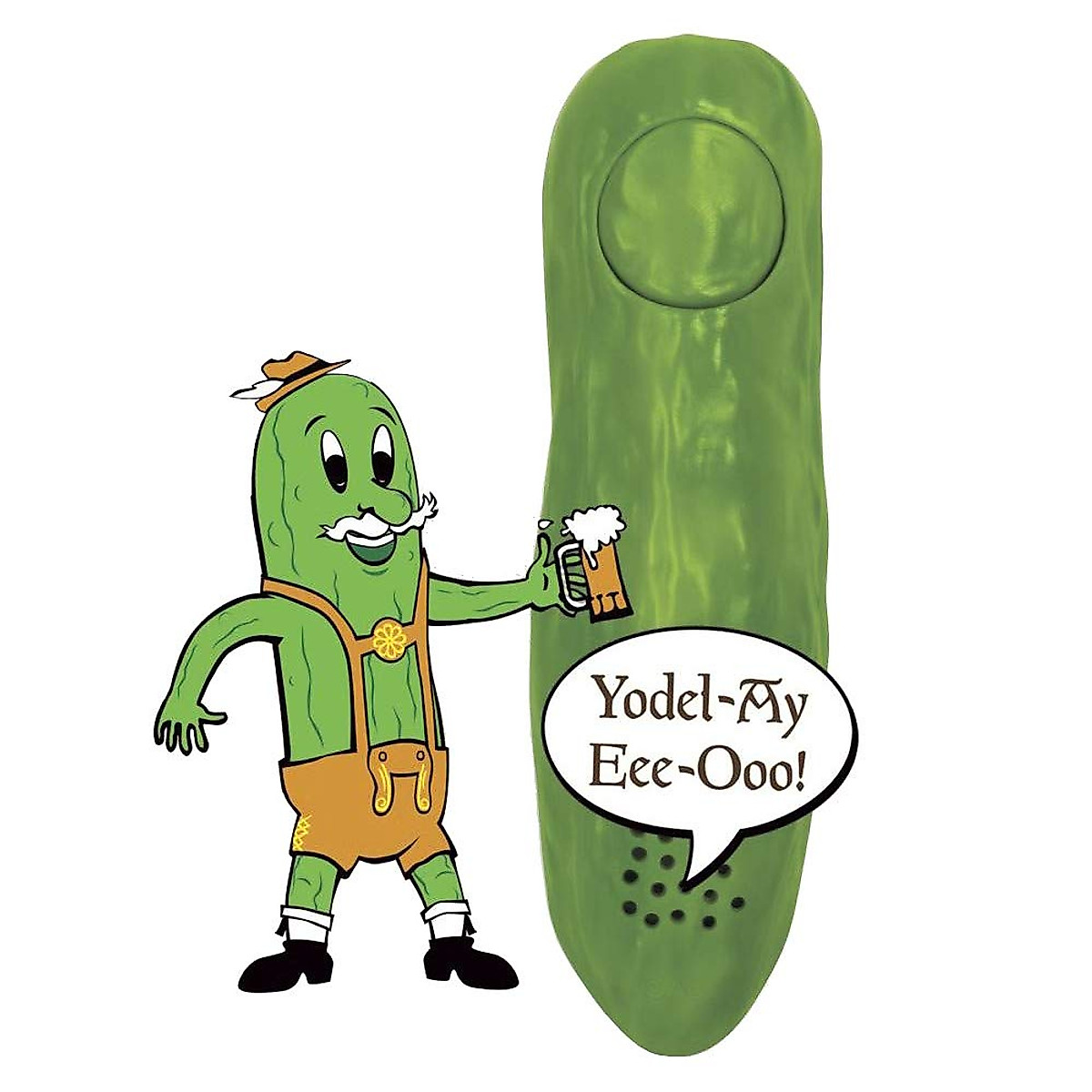 Yodeling Pickle: A Musical Toy, Fun for All Ages, Great Gift, Hours of Mindless Entertainment