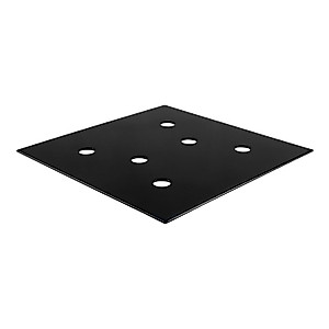CURT 83607 6 x 6-Inch Powder-Coated Steel Tie Down Anchor Backing Plate