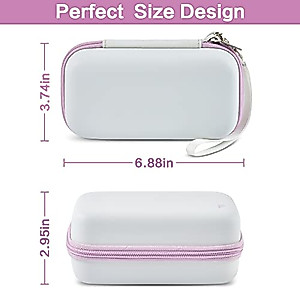 Case Compatible with Braun Epilator Silk-epil 3 3-270, Storage for Hair Removal Shaver & Trimmer for Women, Holder for Facial Epilator & Razors Head, Cleaning Brush, Charger (Box Only)