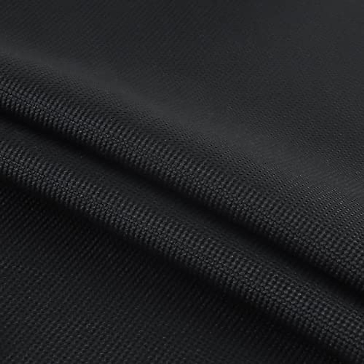 Thickened Waterproof Canvas Fabric for Outdoor/Indoor Project,Heavy Duty 1800 Denier Canvas Cordura Fabric Apply to Home Decor,Sunbrella,Awning, Marine,DIY,Craft,60"Wide,Sold by The Yard (Black)