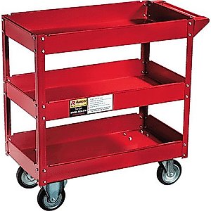 THREE TRAY ROLLING TOOL CART