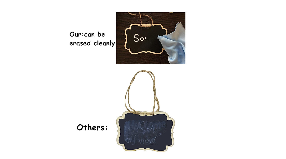 Reusable Mini Chalkboards for Weddings, Parties & Home Decor