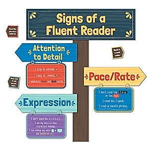 Carson Dellosa Signs of a Fluent Reader Mini Bulletin Board Set (110384)