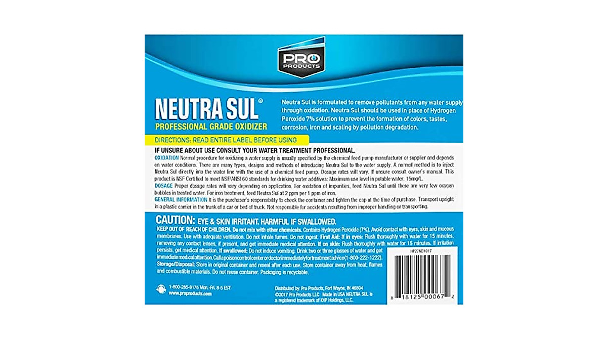 Pro Products HP05N Neutra Sul Oxidizer - 5 Gal Solution