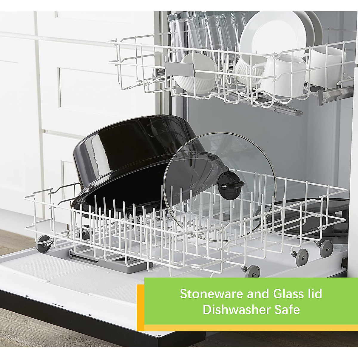 7 Quarts Oval Slow Cooker, 3 Heating Setting, Dishwasher-safe Stoneware Pot and Glass Lid, Sleek Stainless Steel Design