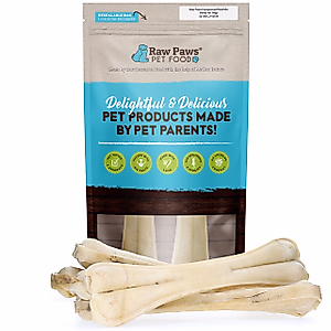 Raw Paws Compressed Rawhide Bones for Dogs, 12-inch, 2-ct - Packed in USA - For Large Dogs, Free-Range Compressed Rawhides for Dogs - Pressed Rawhide Bones - Rawhide Bones for Dogs - Dog Rawhide Chews