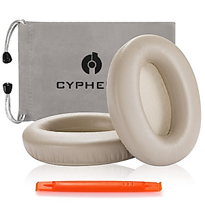 Replacement Ear Pads Cushions, Soft Earpads Cover Compatible for Sony WH-1000XM3 Noise-Cancelling Over Ear Headphones (Gold)