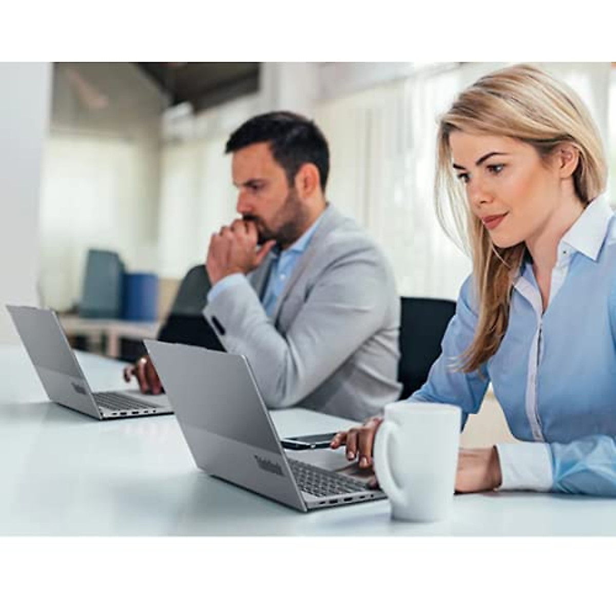 Lenovo ThinkBook 15 Premium Business Laptop, AMD Ryzen 5 5500U Processor (6 Cores, 4.0GHz), 15.6" FHD IPS Anti-Glare Display, 20GB RAM, 1TB SSD, Backlit Keyboard, Fingerprint Reader, Windows 11 Pro