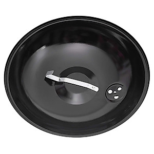 Vasitelan Charcoal Grill 18 Inch for Outdoor Cooking BBQ Barbecue Coal Kettle Bowl Grill Portable Heavy Duty Round with Wheels for Patio Backyard Camping