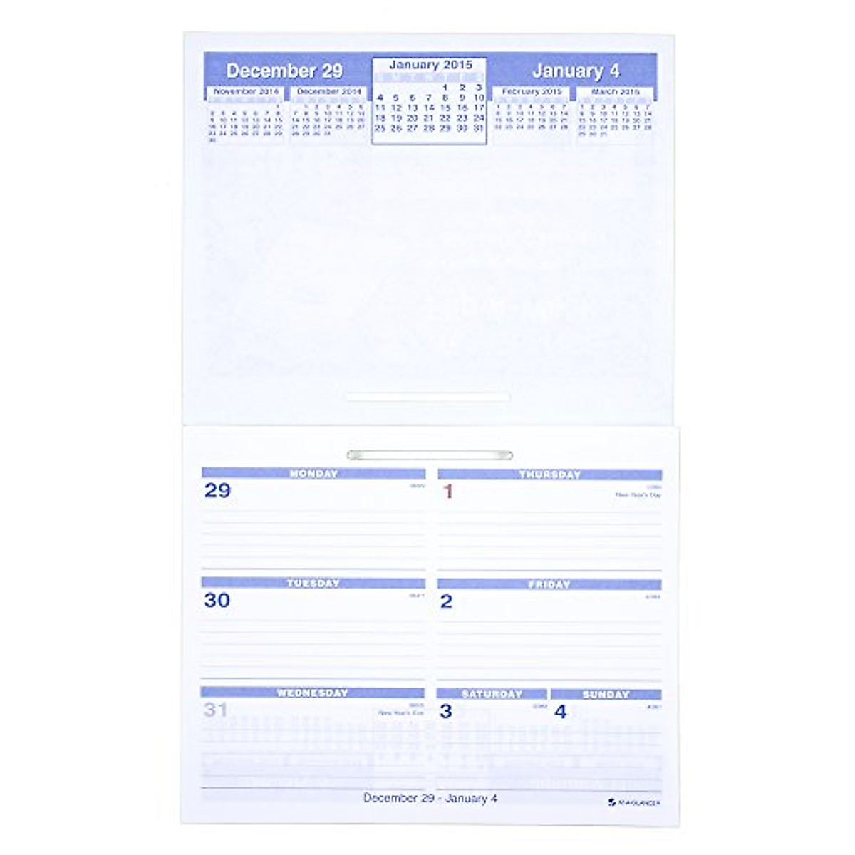 AT-A-GLANCE Flip-A-Week Desk Calendar Weekly Refill 2015, 5.62 x 7 Inch Page Size (SW705X-50)