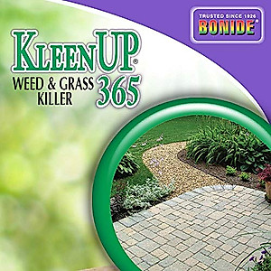Bonide KleenUP 365 Weed & Grass Killer, 1 Gallon Ready-to-Use Spray, Long Lasting Protection, Use on Driveways, Patios & Sidewalks