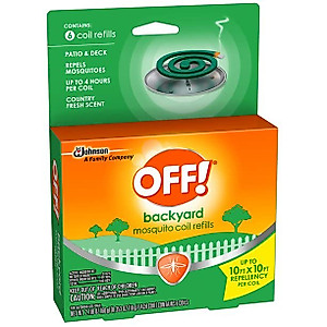 OFF!. S C Johnson Country Fresh Scent Mosquito Coil III Refills, 6 Refills (Pack of 6)