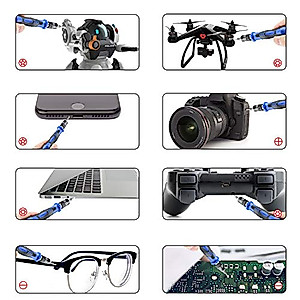 Precision Screwdriver Set Computer Repair Kit, 128 In 1 DIY Repair Tools with Anti Static Mat, ESD Wrist Strap, Magnetic Screw Driver Kit for Phone/Mac/Pad/Laptop/PC/Xbox/PS4/Nintendo Switch/Watch